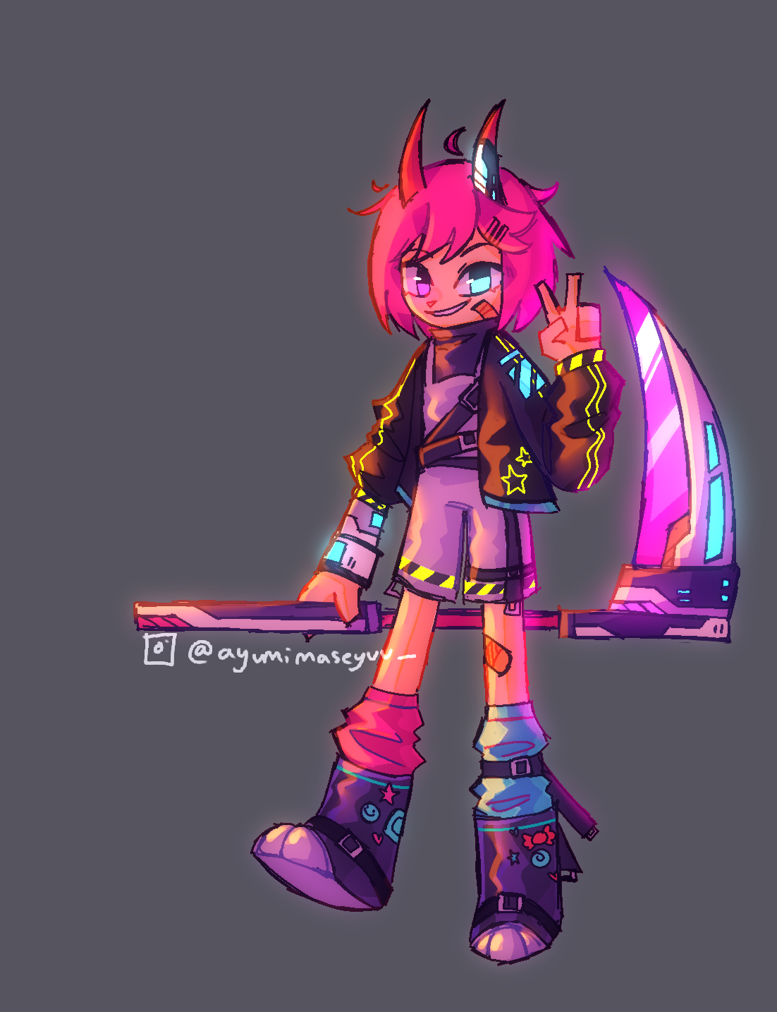 Akane oc Nay vers cp - ibisPaint