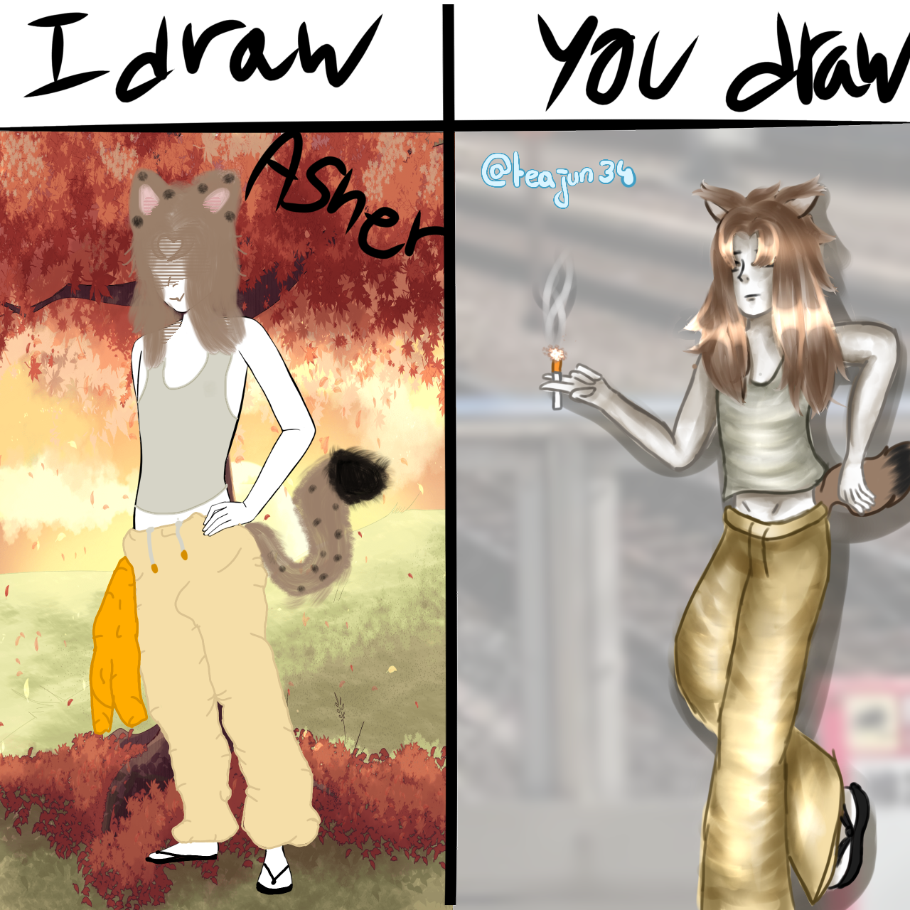 I draw - you draw Asher - ibisPaint