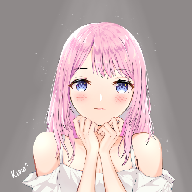 Pink hair - ibisPaint