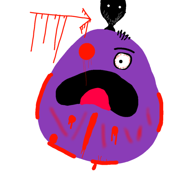 the grimace is defeat - ibisPaint