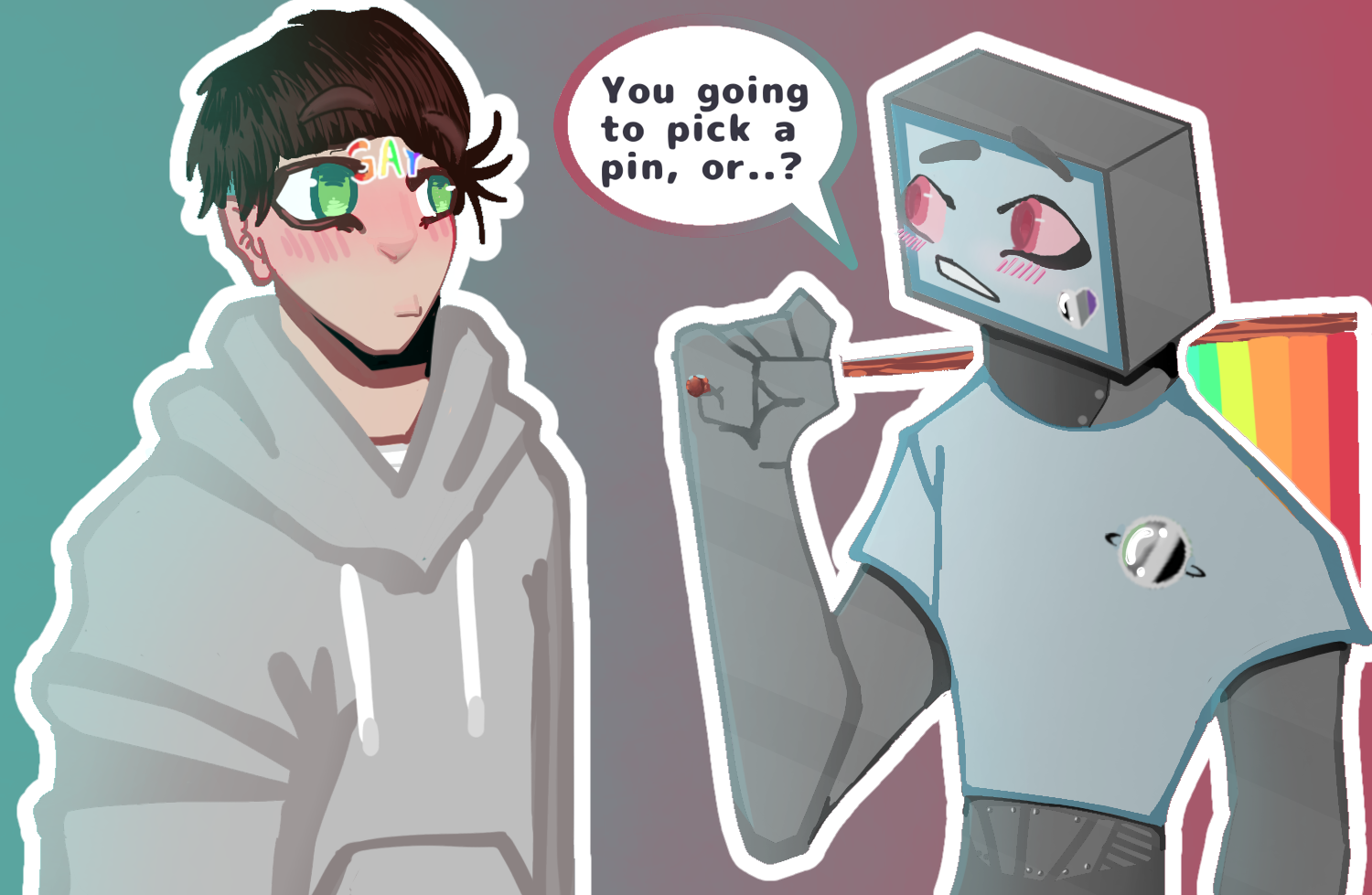 Noah and V !! - ibisPaint