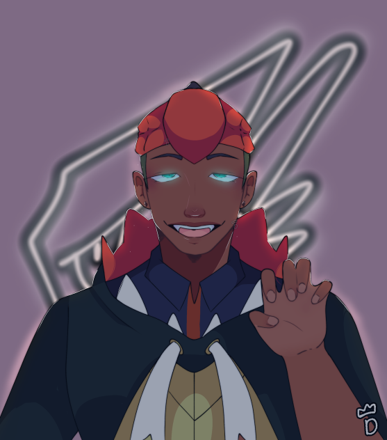 Pokémon Sword and shield Raihan - ibisPaint