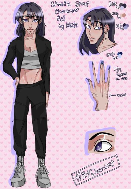 Shasta Character Ref - ibisPaint