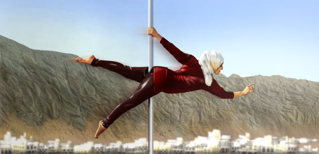 Nusaiba Al Maskari - Omani Pole Dancer - ibisPaint