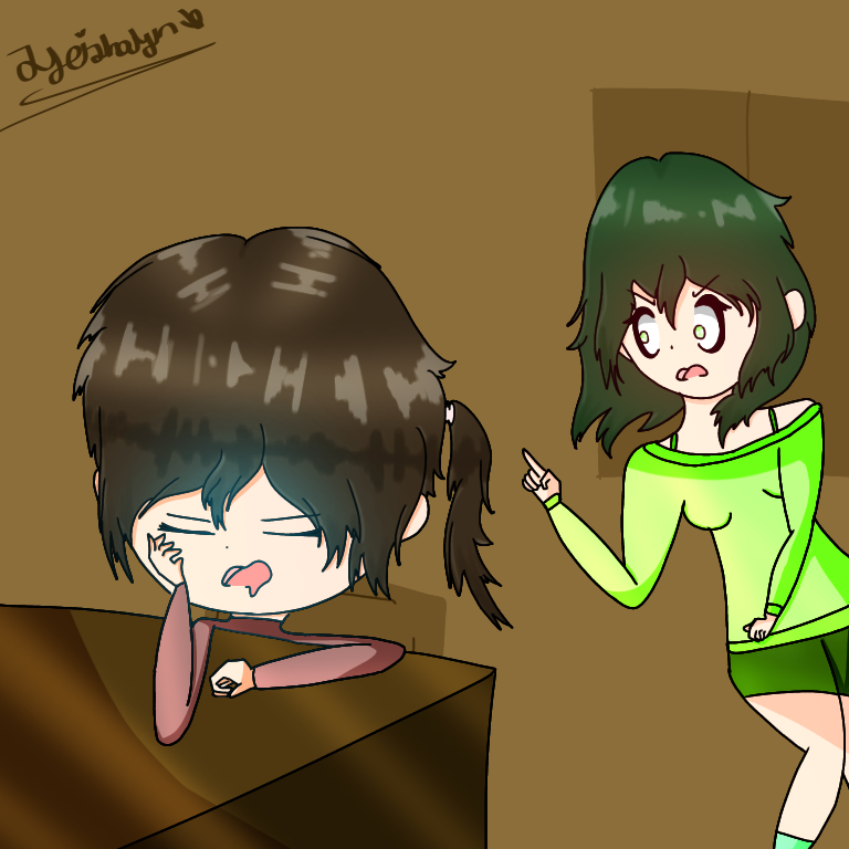 Yo wake up 😠 - ibisPaint