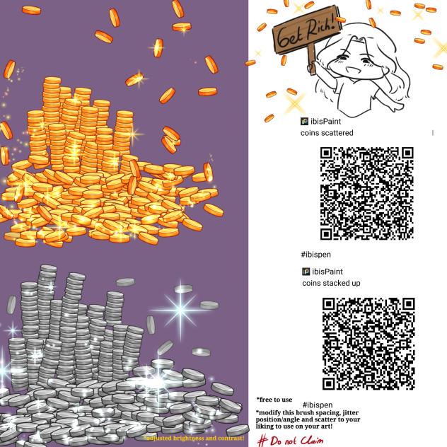 Coins brush trial - ibisPaint
