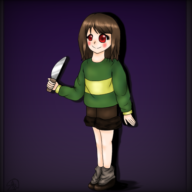 24 Undertale Art Chara - ibisPaint