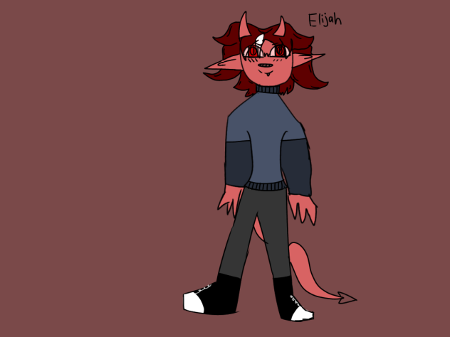 demon boi elijah 😍😩 - ibisPaint
