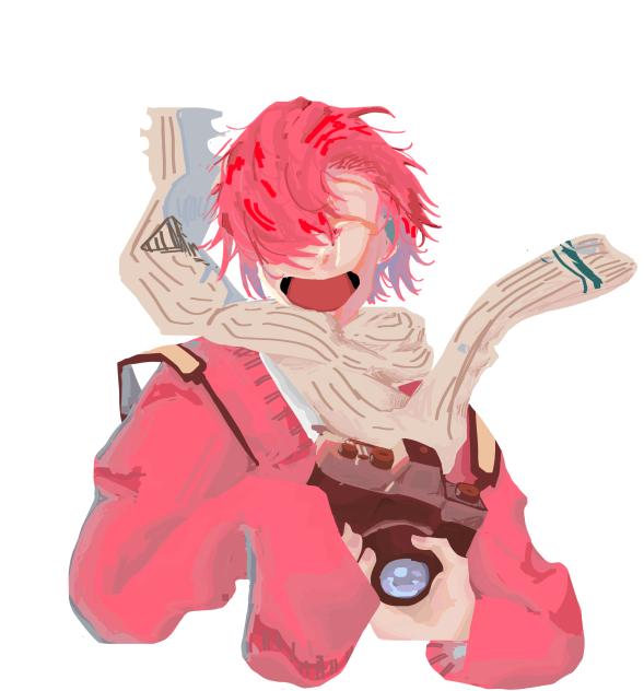 an olddd mitsuba drawing - ibisPaint