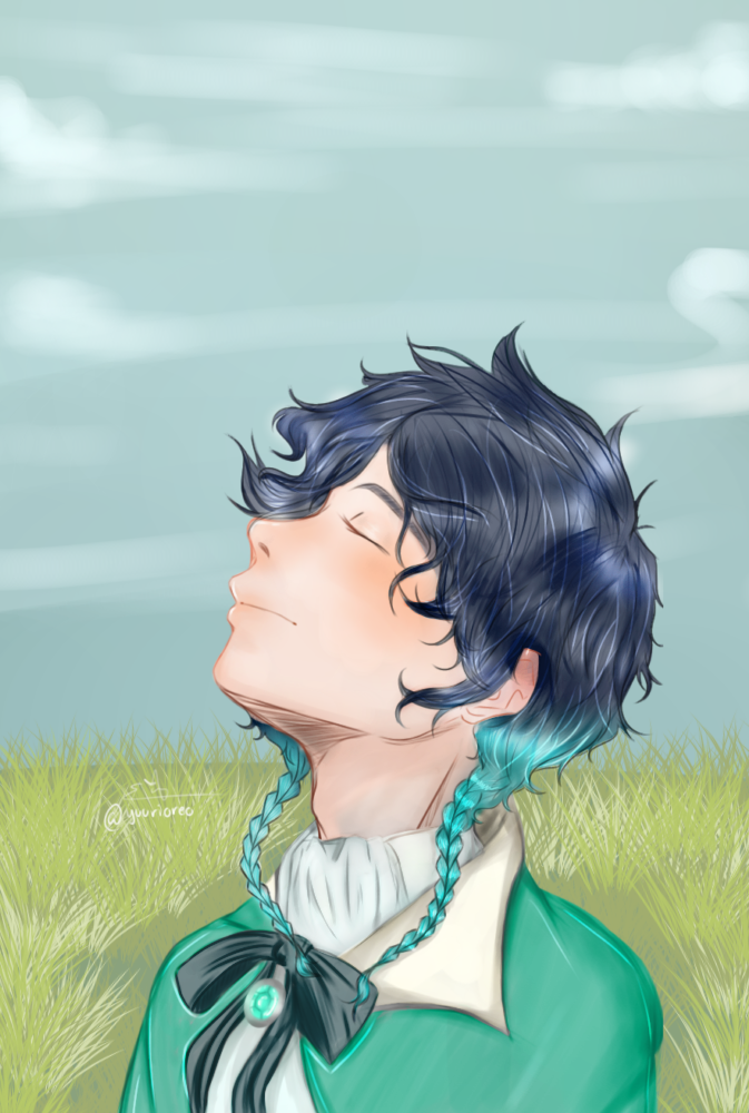 Venti fanart - GENSHIN IMPACT - ibisPaint