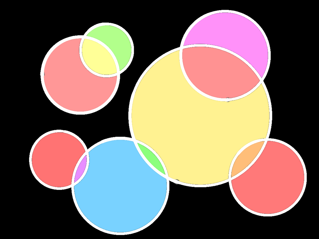 mixing circle colours - ibisPaint