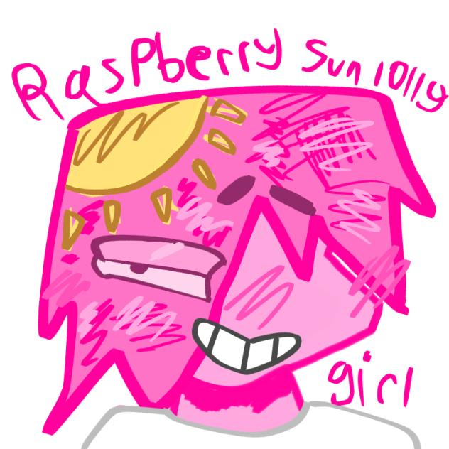 Raspberry sun lolly girl - ibisPaint