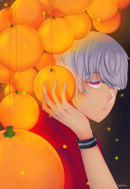 Orange Lamp - ibisPaint