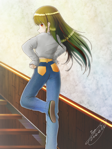 Jeans Girl - ibisPaint