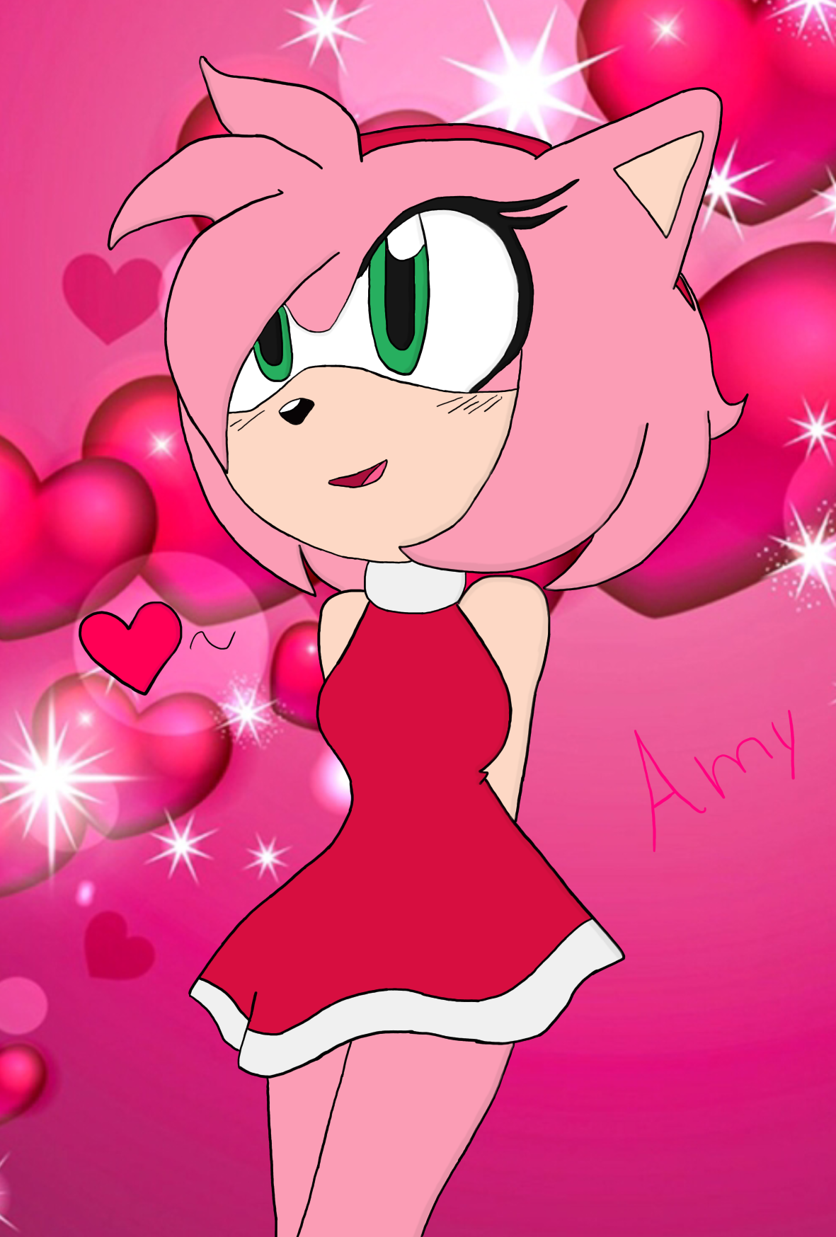Amy Rose 2 🌹 - ibisPaint