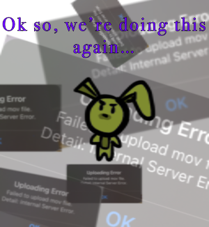 Upload error, upload error - ibisPaint