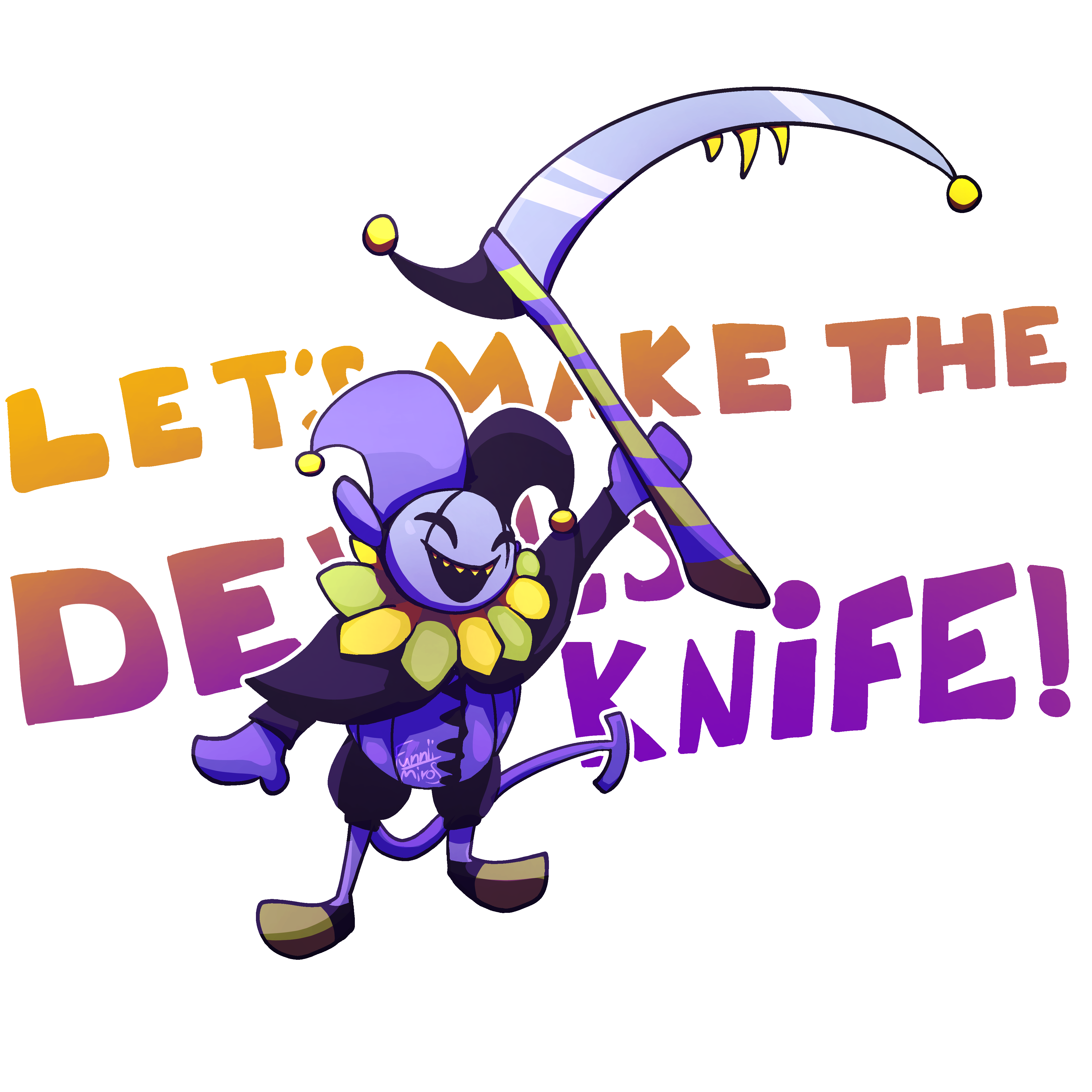 LETS MAKE THE DEVILS KNIFE - ibisPaint