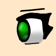Green eye - ibisPaint