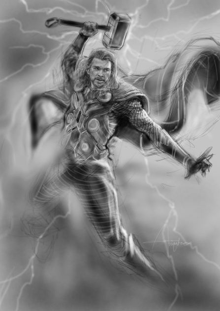 Thor - ibisPaint