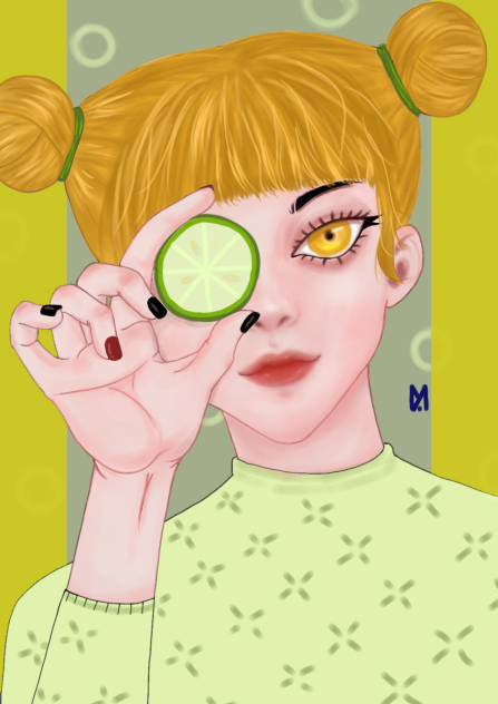 A piece of lime - ibisPaint