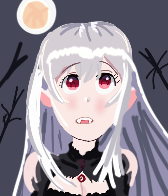 vampire girl - ibisPaint
