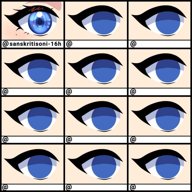 GACHA BLUE EYE COLLAB YOUR STYLE - ibisPaint