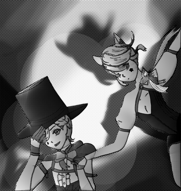 Lyney And Lynette magic show2 - ibisPaint