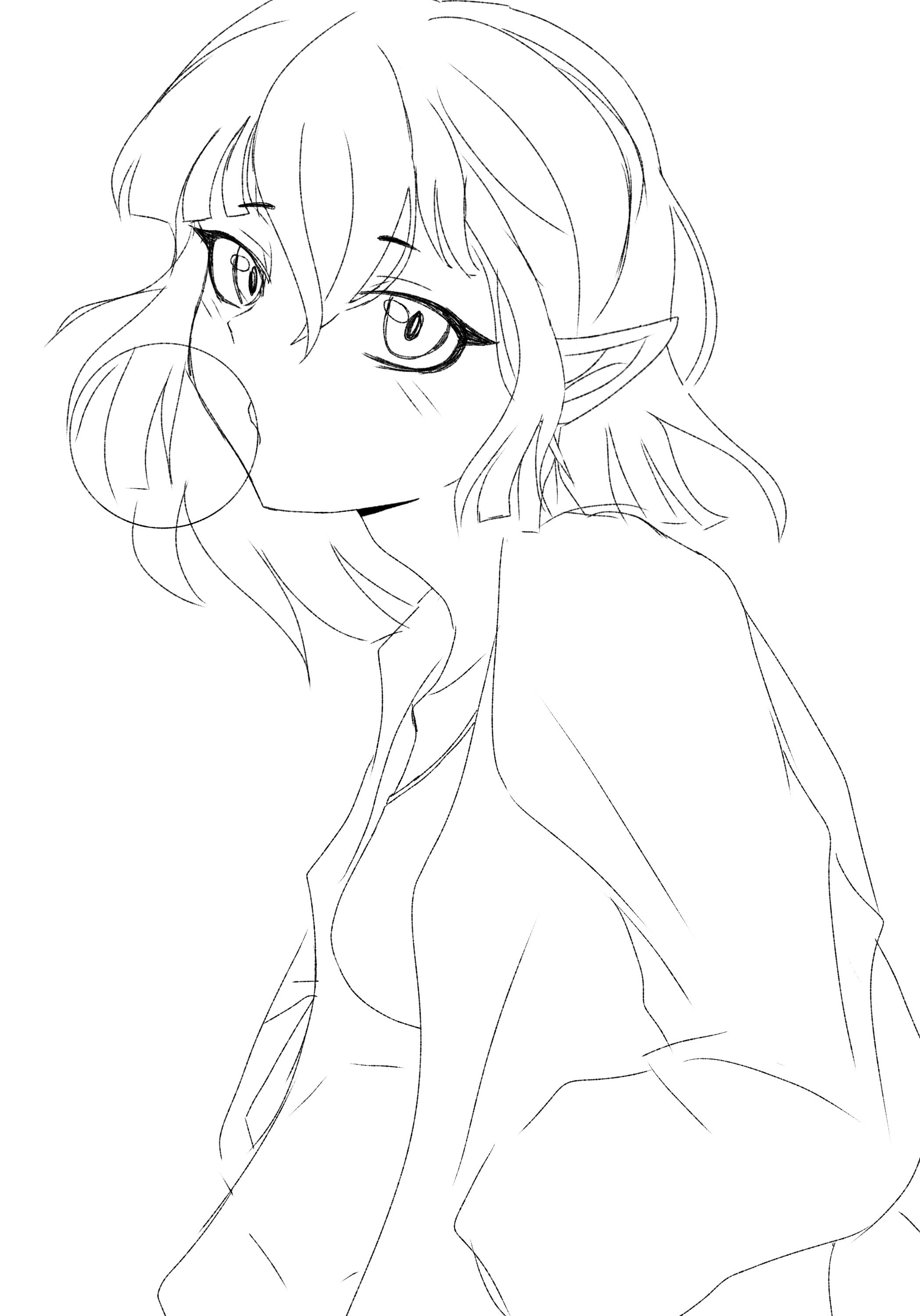 Sister's elf oc - ibisPaint