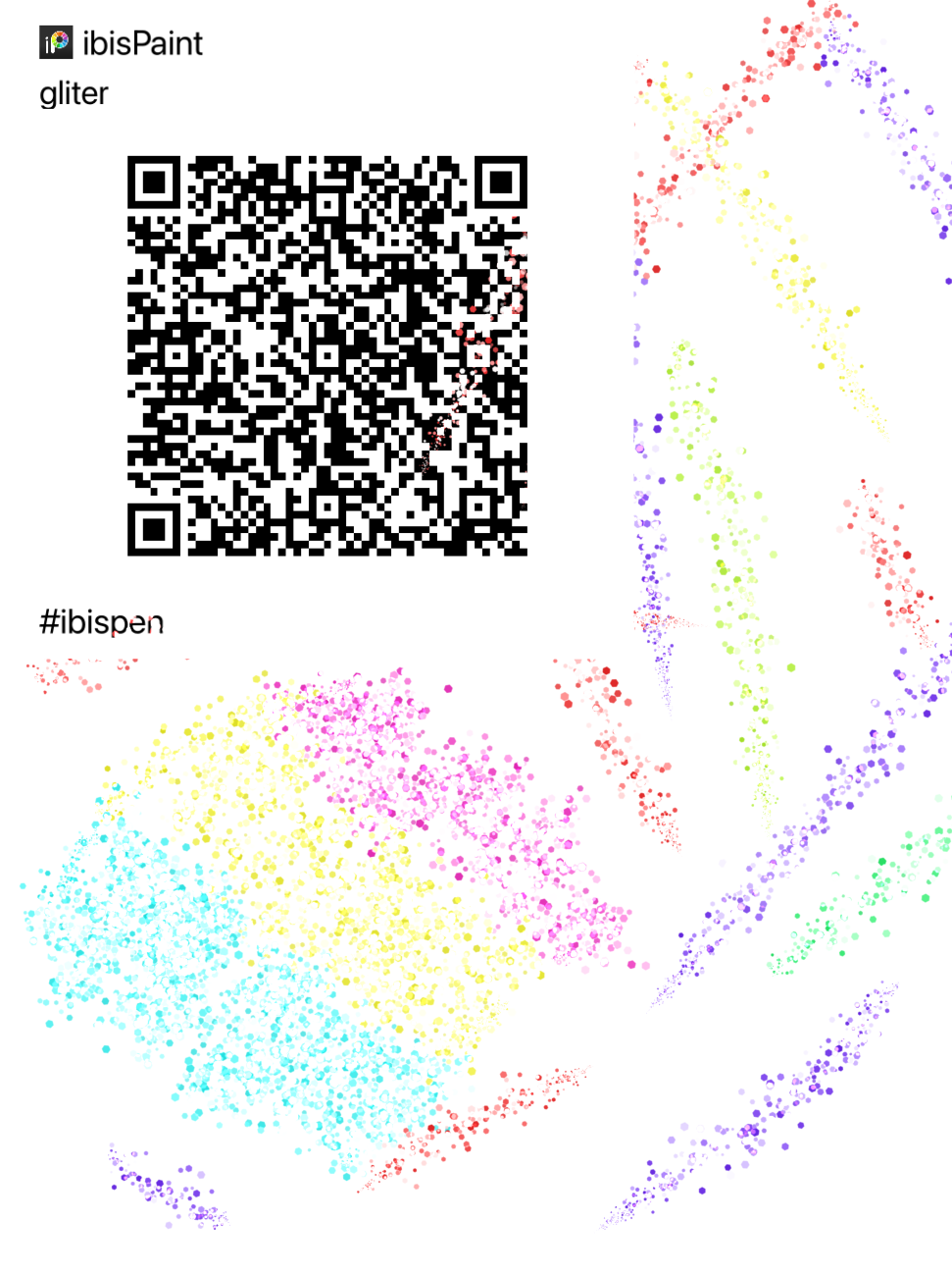 Glitter brush - ibisPaint