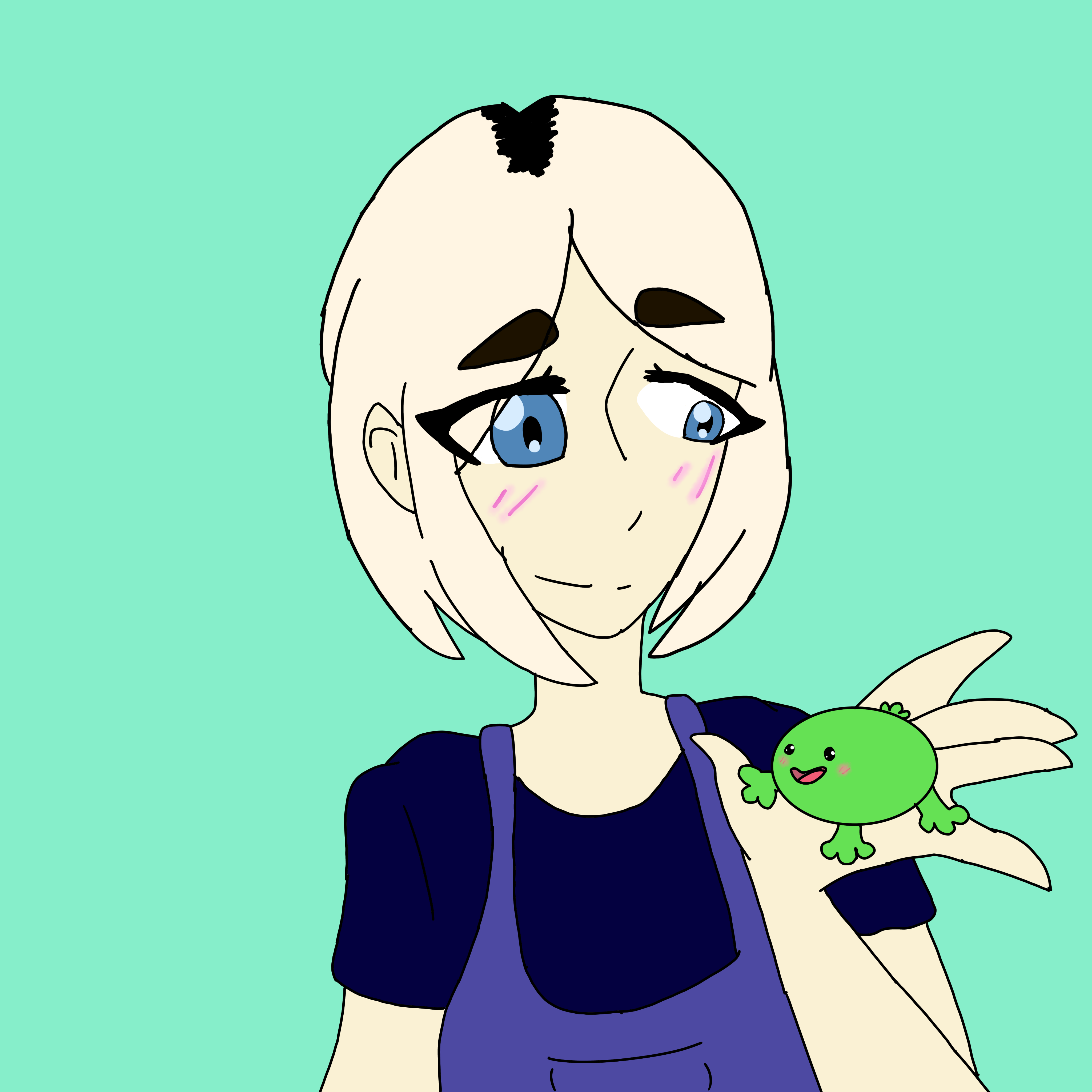 tootymcnooty and her froggy - ibisPaint