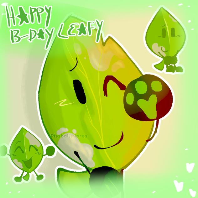 Happy Birthday Leafy! - BFDI - ibisPaint