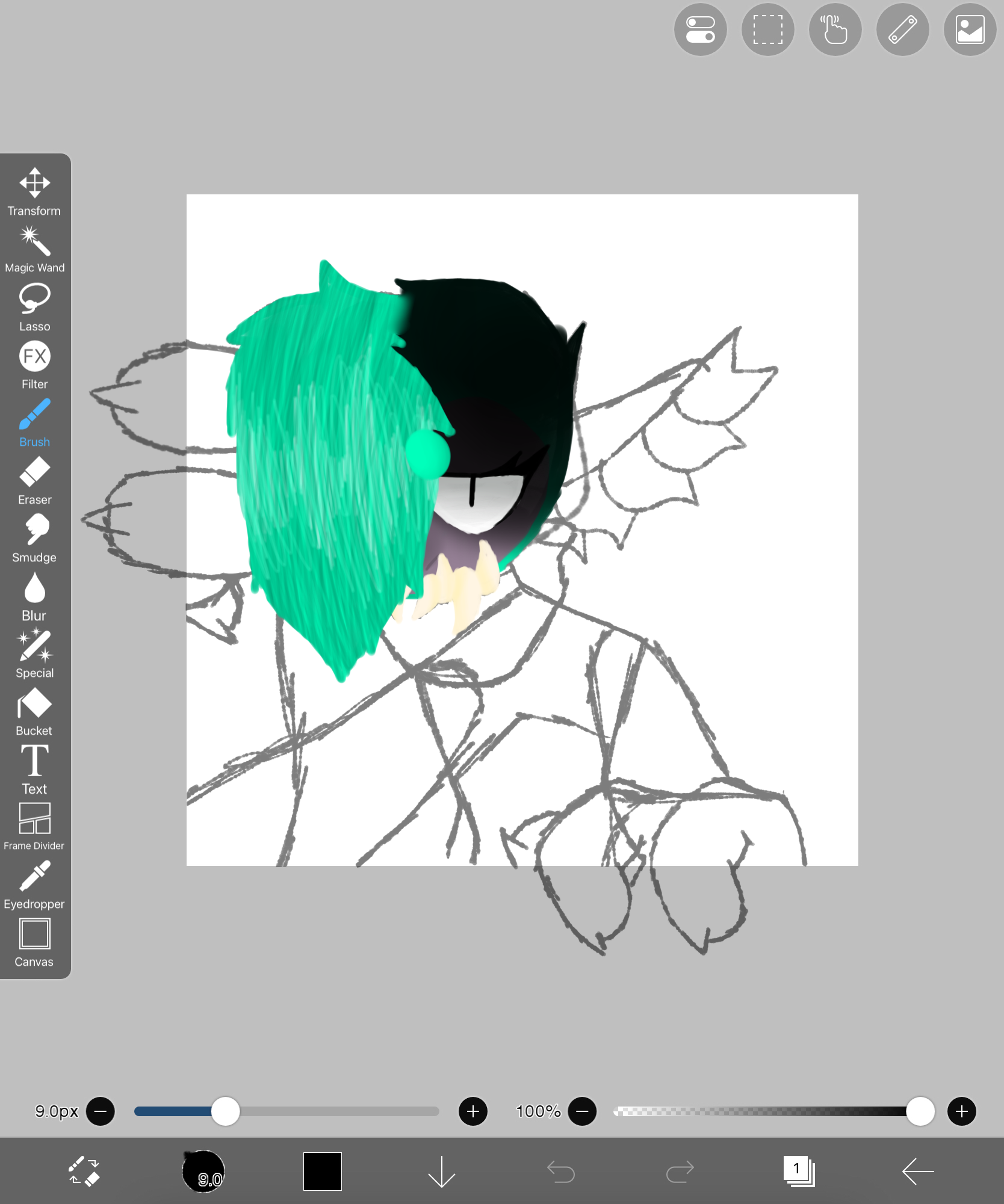 Artist escaped again (WIP) - ibisPaint