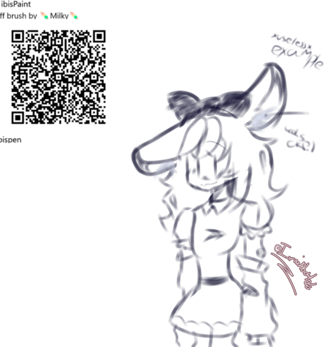 useless fluff brush lol - ibisPaint