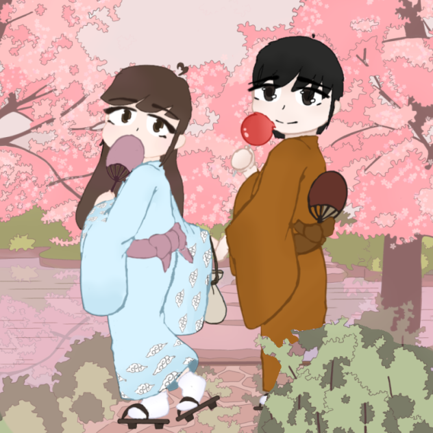 Cute couple - Kanako + Kazuki - ibisPaint