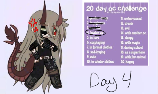 Oc Day Challenge (Day 4) - ibisPaint