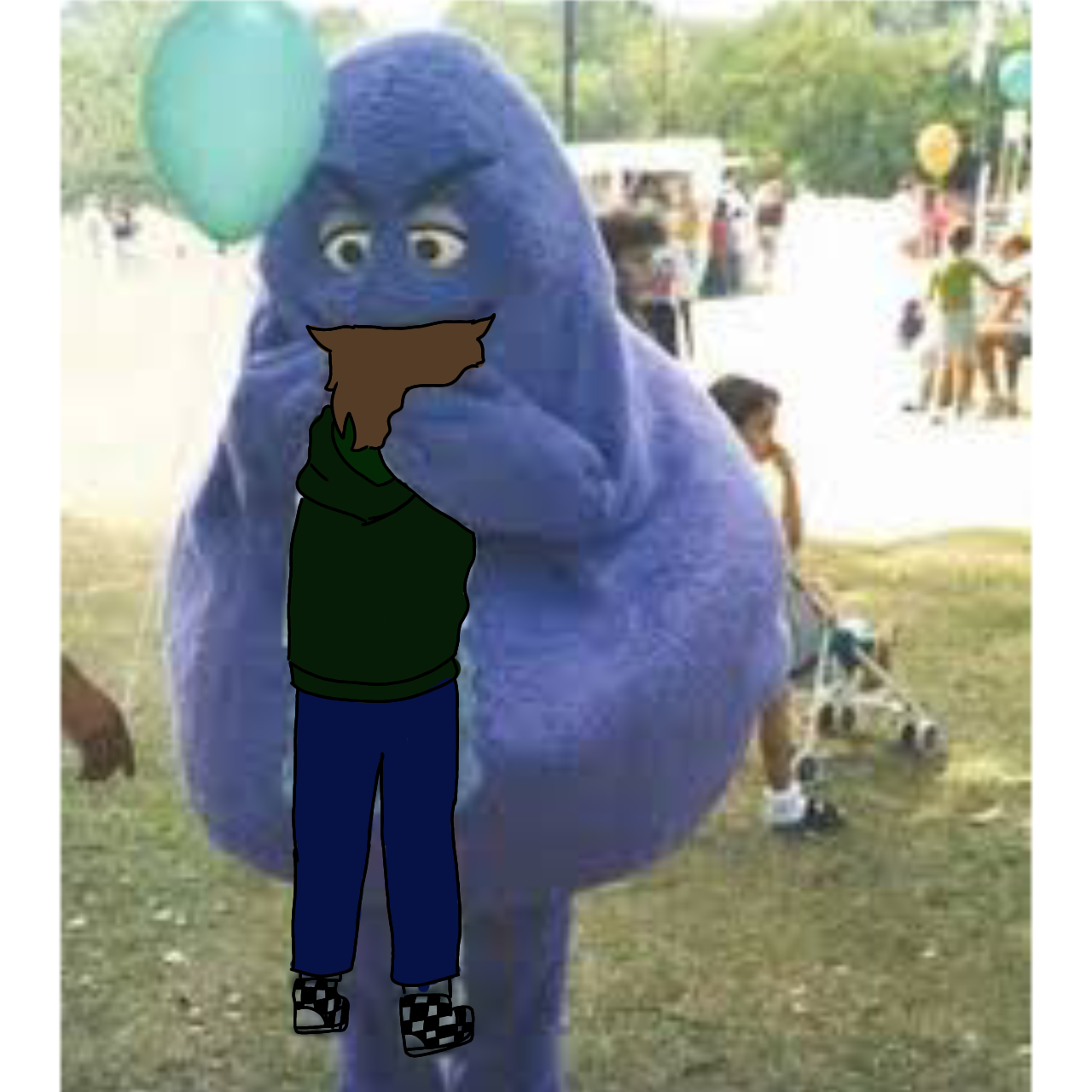 Happy birthday Grimace - ibisPaint