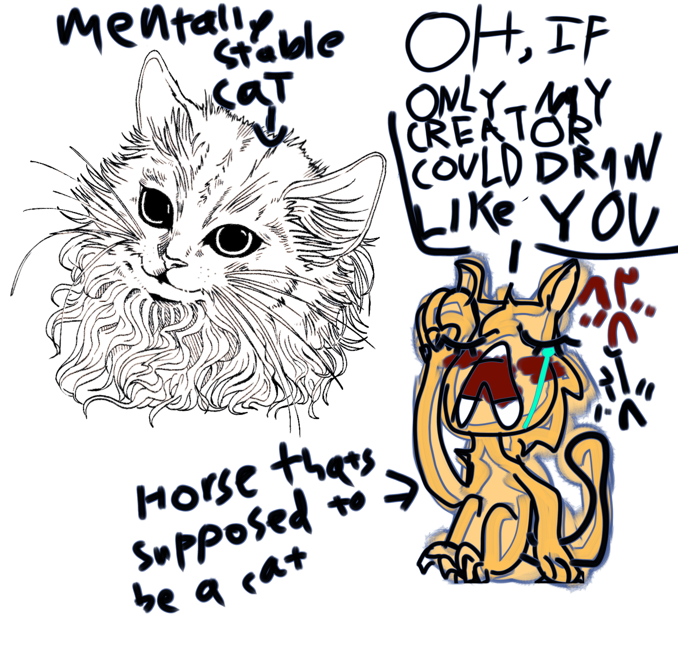 temu cat meme - ibisPaint