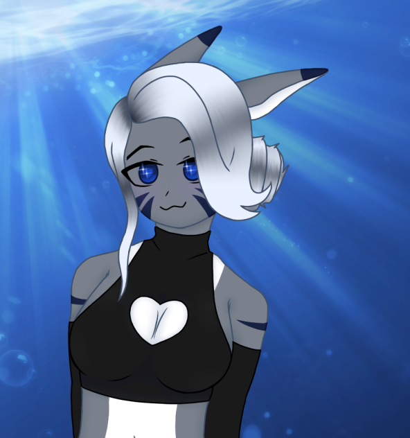 Shark girl furry thing - ibisPaint