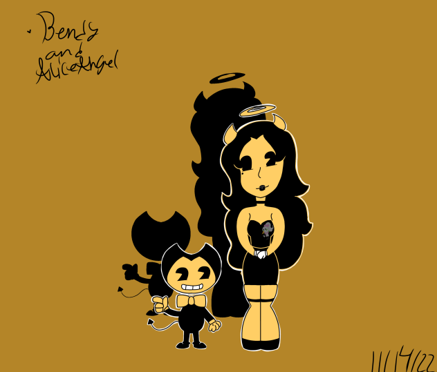 Bendy and Alice - ibisPaint