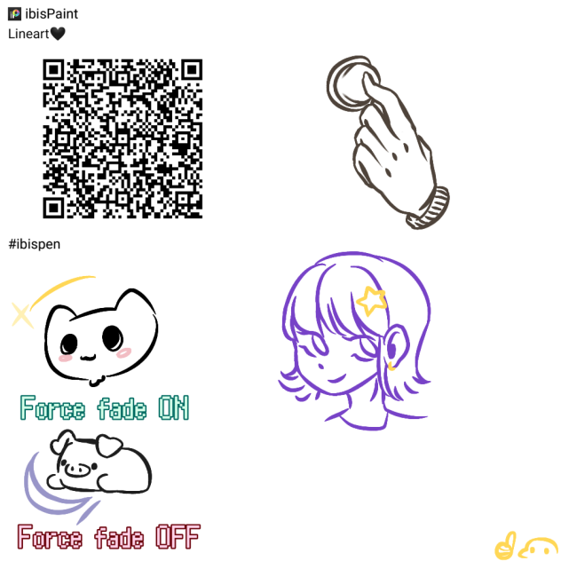 A qr code for a brush I made - ibisPaint