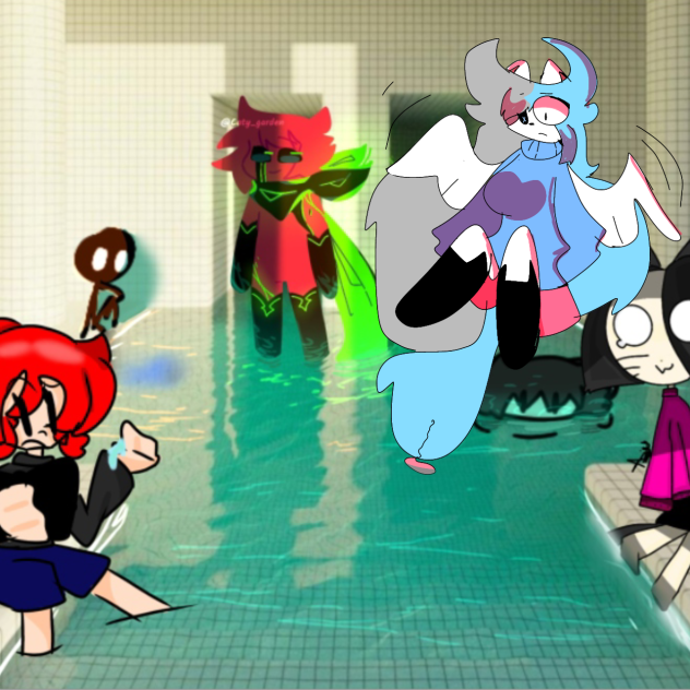 POOLROOMS COLLAB - ibisPaint