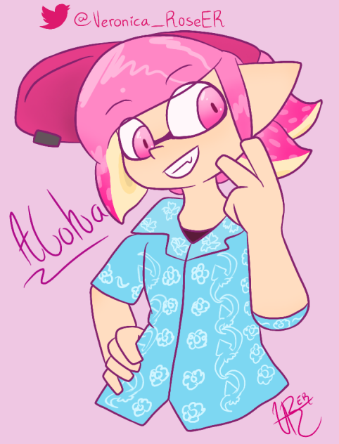 Aloha Splatoon Manga from S4 - ibisPaint