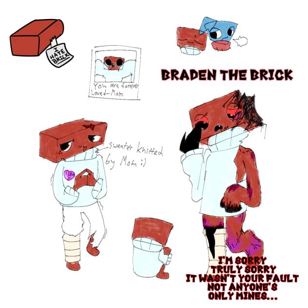 Toon trinkets series; Braden Bricks - ibisPaint