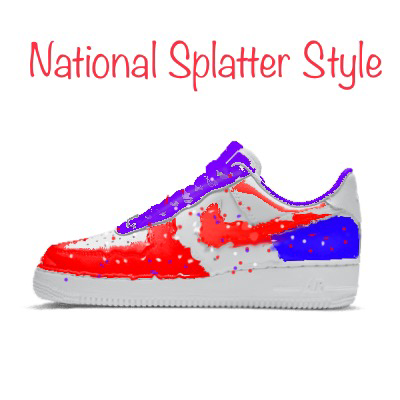 National Splatter Style Nike - ibisPaint