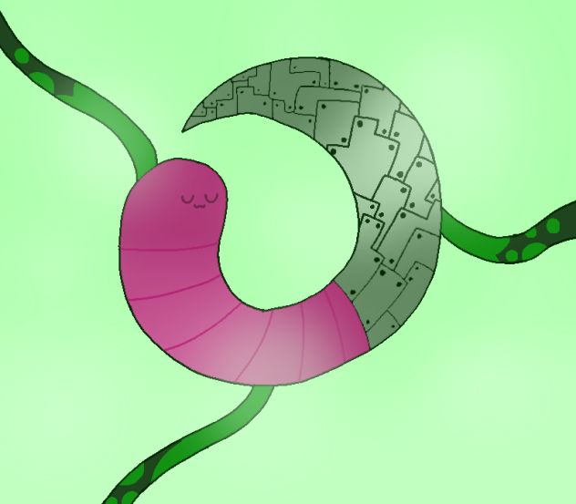 SCP-4698 - Robot Worm [SCP OC] - ibisPaint