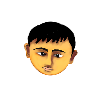 how to draw a man face - ibisPaint