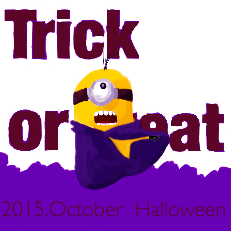 2015.October. Halloween Minions! - ibisPaint