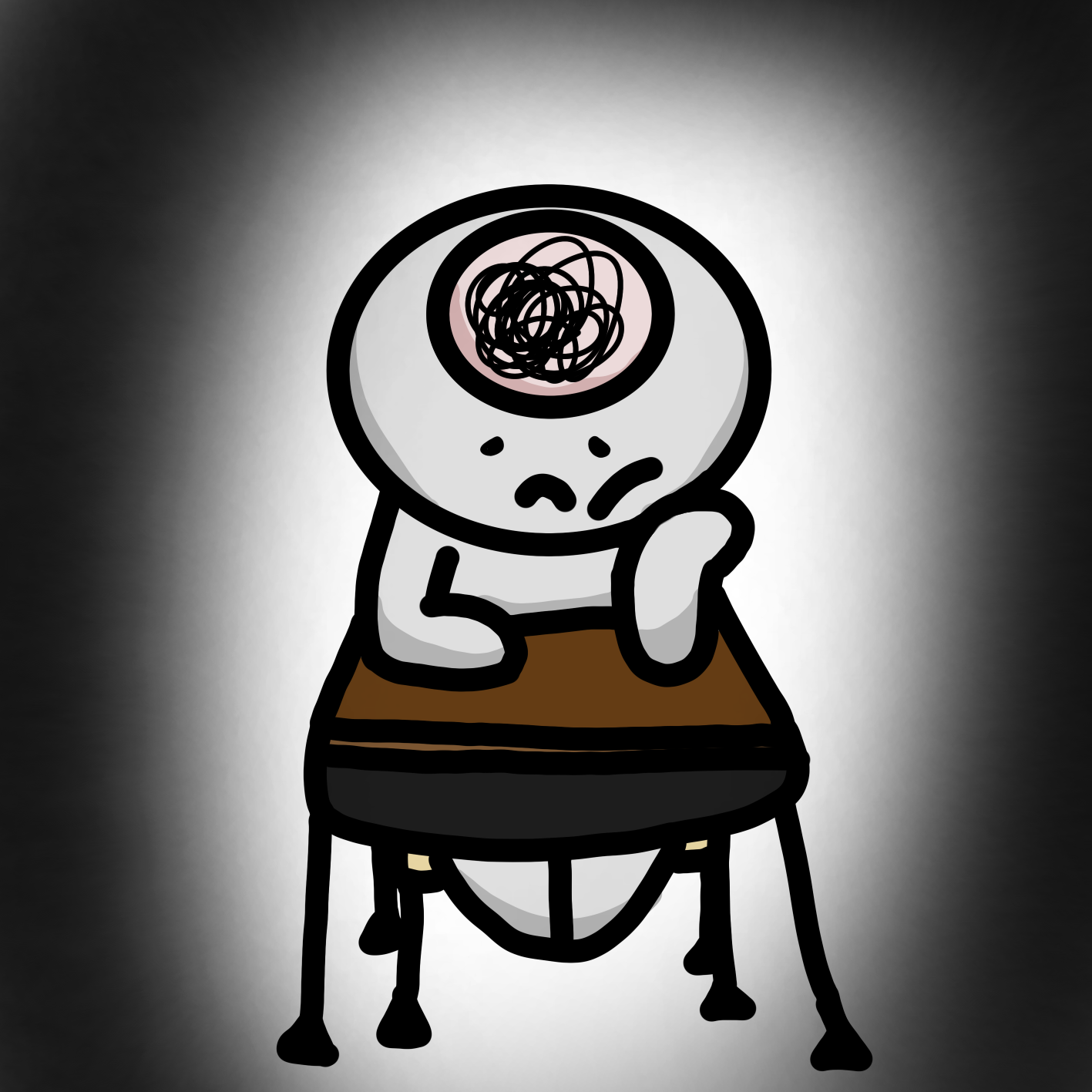 a stressed out kid - ibisPaint