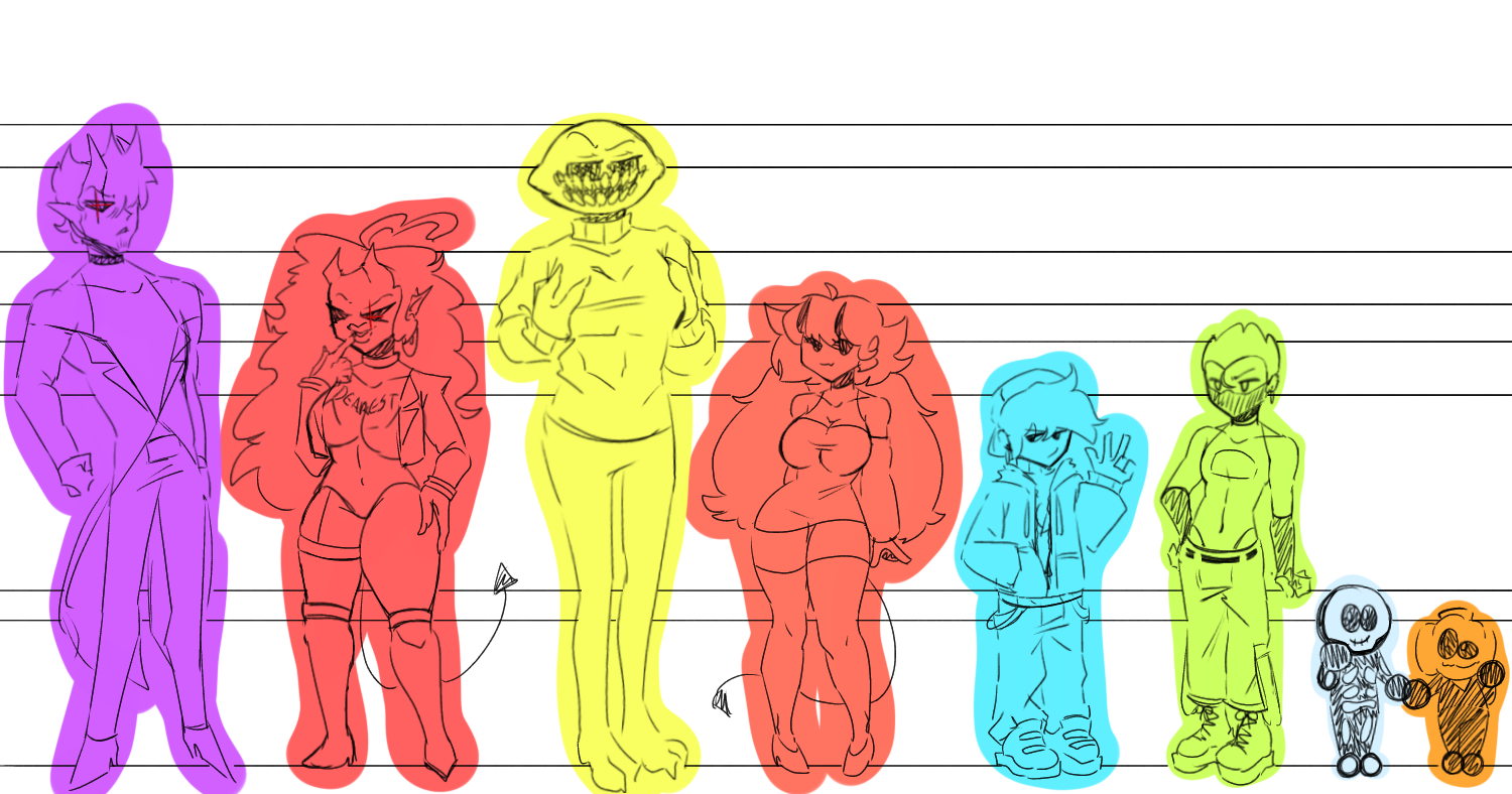 Height differences(fnf) - ibisPaint