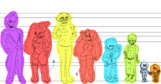 Height differences(fnf) - ibisPaint